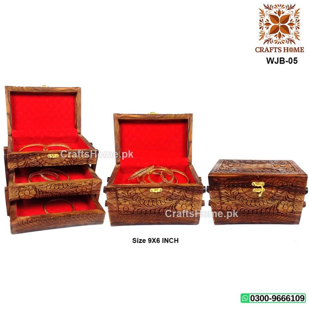 Wooden Jewelry Singhar Box - Crafts Home