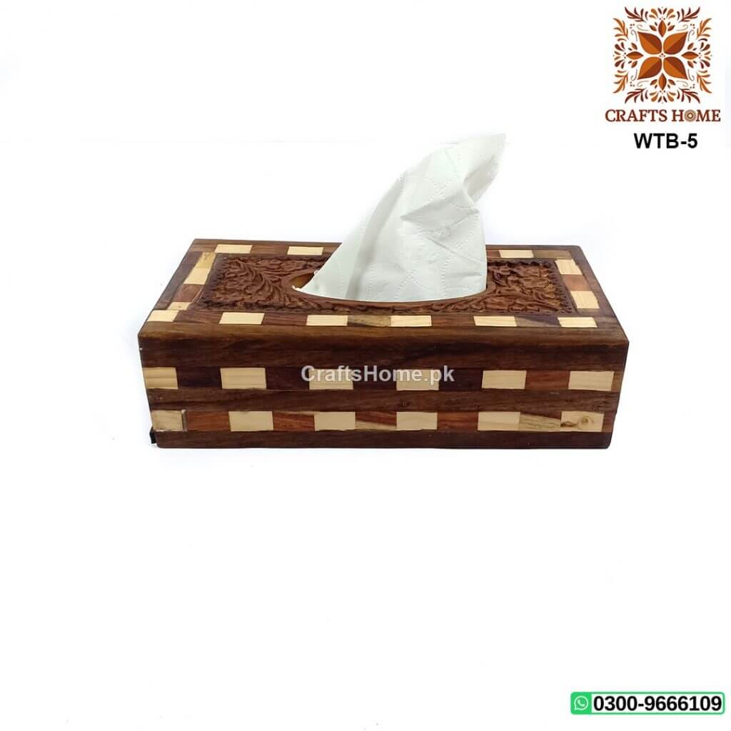 Tissue Box Red Lacquer Art - Crafts Home