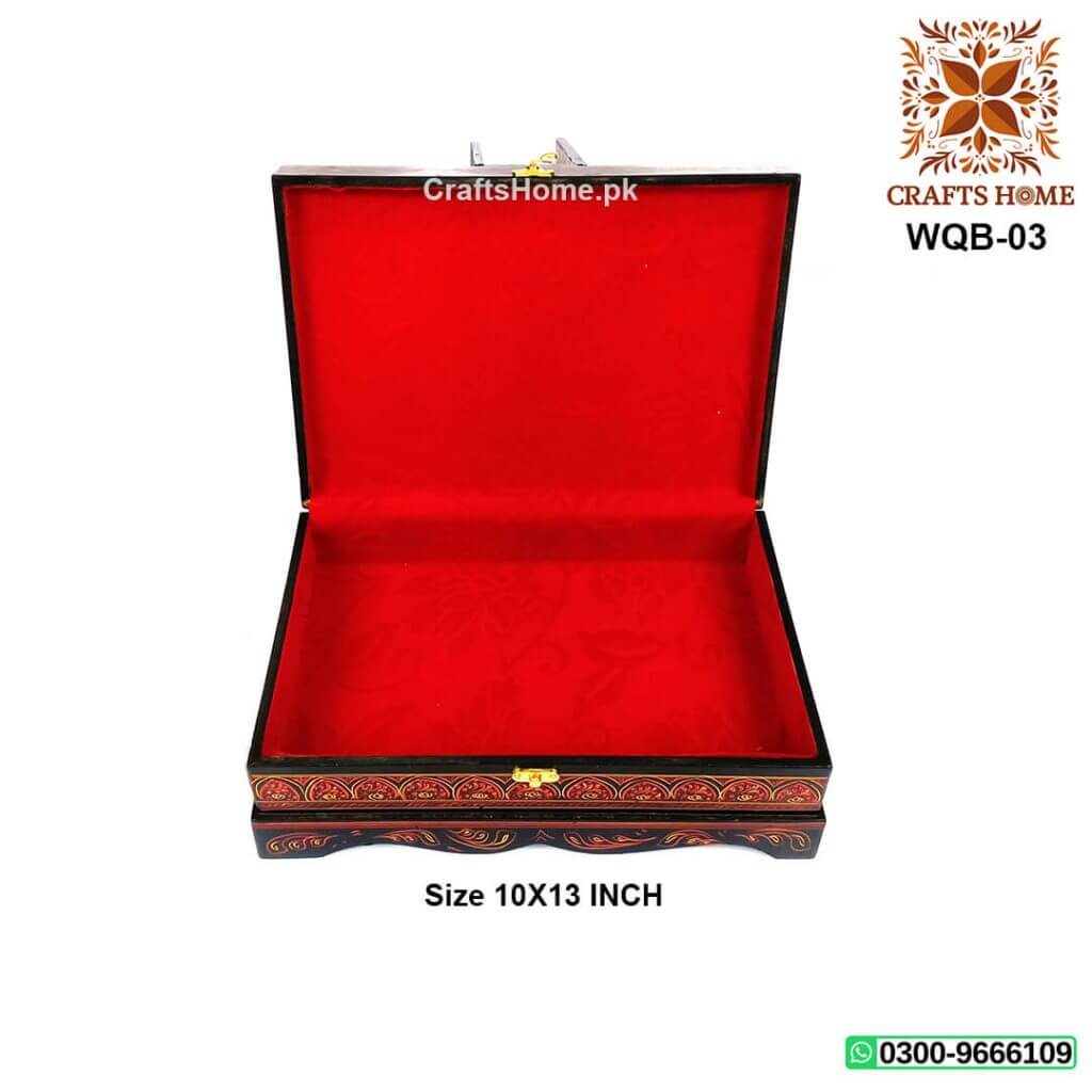 Quran Box With Rail Allah Name - Crafts Home
