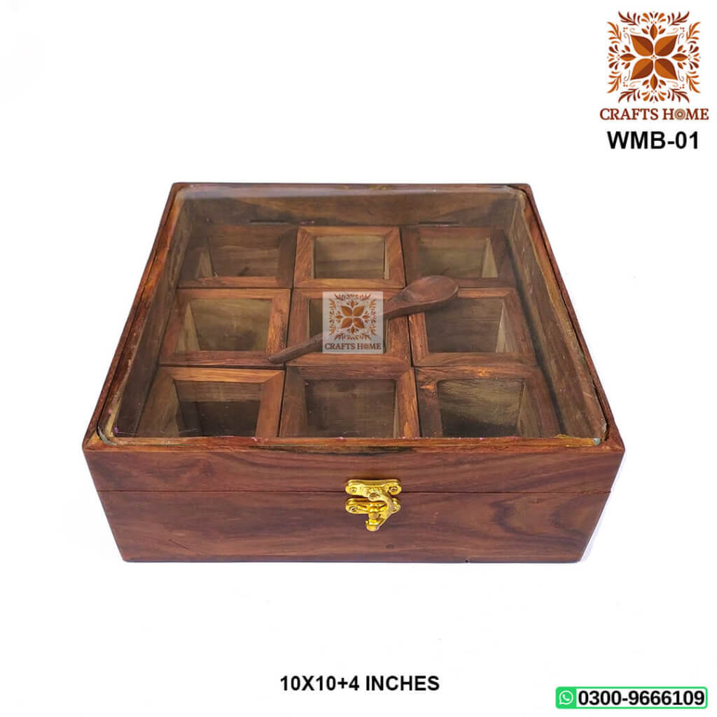 Wooden Masala Box - Crafts Home